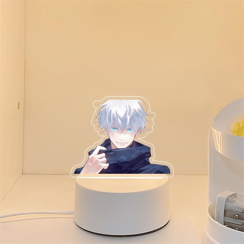 Satoru Gojo Anime Peripheral Standing Plaque Night Light Ornament ...