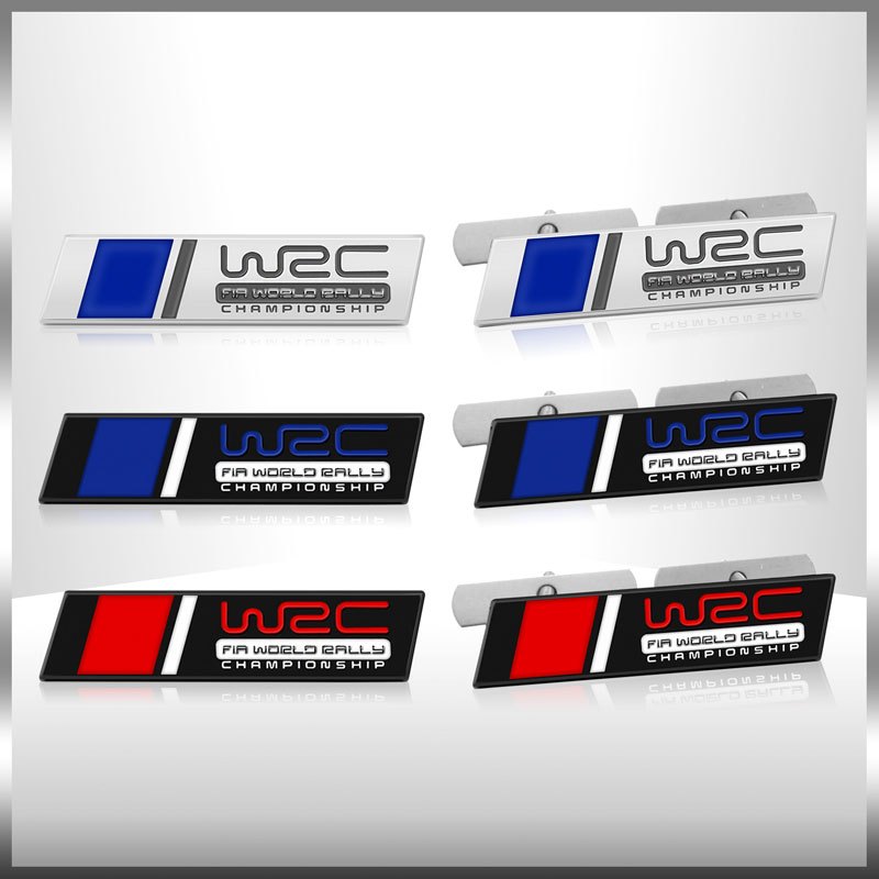 3D Car Styling WRC FIA World Rally Championship Universal Metal Badge ...