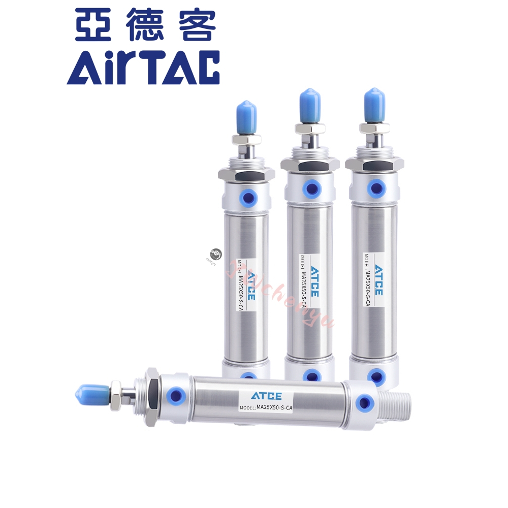 Airtac Stainless Steel Mini Cylinder Small Pneumatic MA16 MA20 MA25 ...