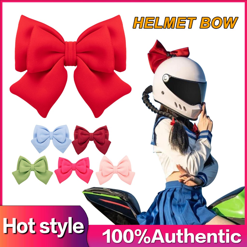 25cm Helmet Women Bow Decoration Double-layer Raimu Kawasaki Cute Bows ...