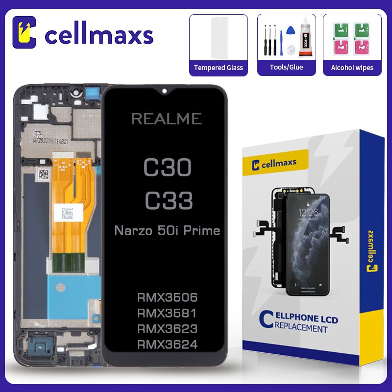 For REALME C30 C33 Narzo 50i Prime RMX3506 RMX3581 RMX3623 RMX3624 ...