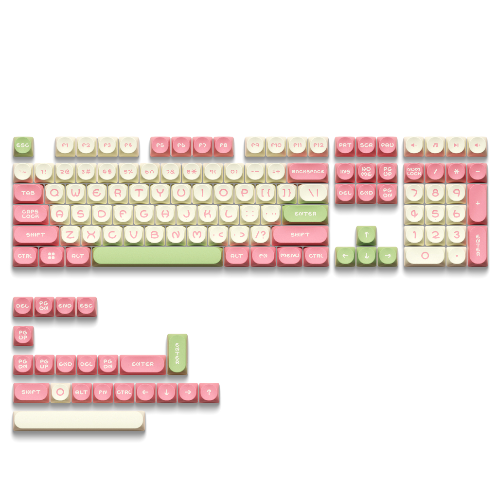 Xvx Girls Mood Series 130 Key Moa Profile Double Shot Pbt Keycap Set 3 Colors Shopee