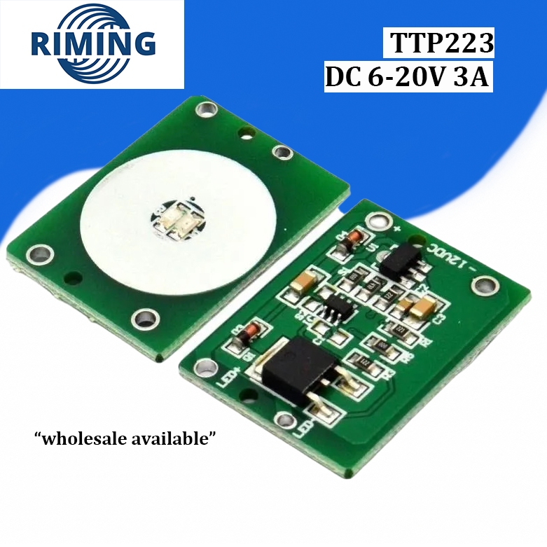 12V Capacitive Touch Switch Sensor Module Push Button Touching Key ...