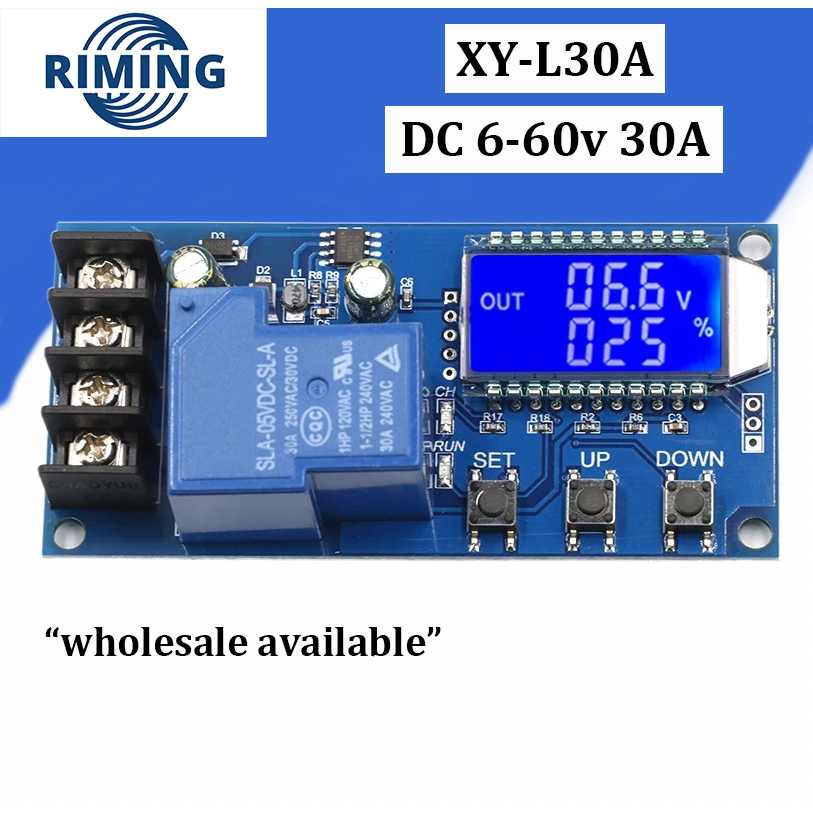 XY-L30A 6-60V Lead-acid Solar Storage Battery Charger Control Module ...
