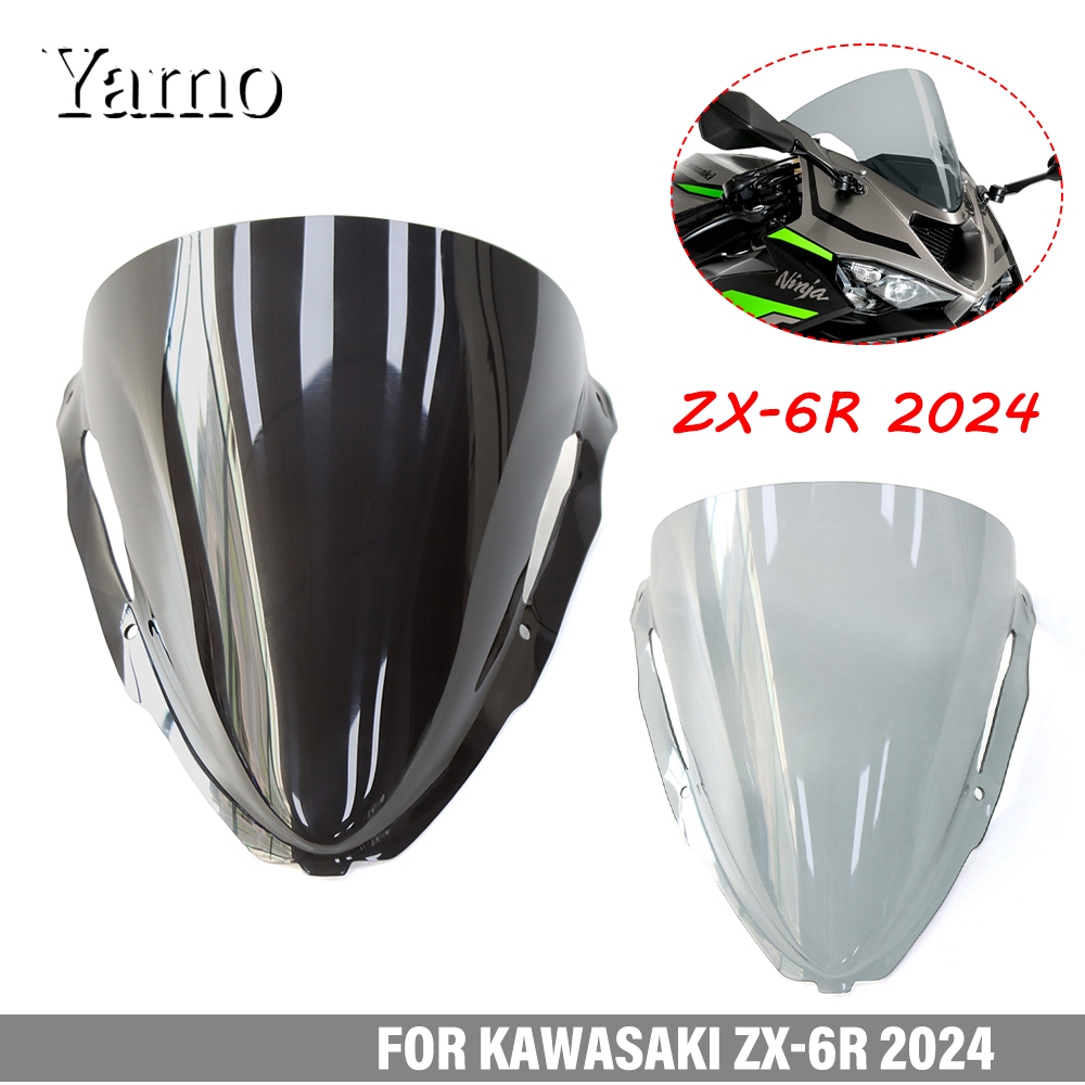 For Kawasaki ZX-6R ZX6R 2024 motorcycle windshield front windshield ZX ...