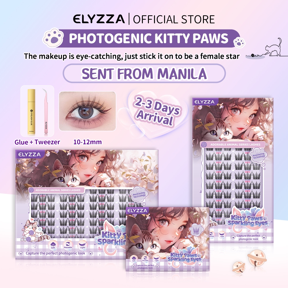 [Sent From Manila] Elyzza Cutie Pet Kitty Paws Lashes 2-3 Days Arrival ...
