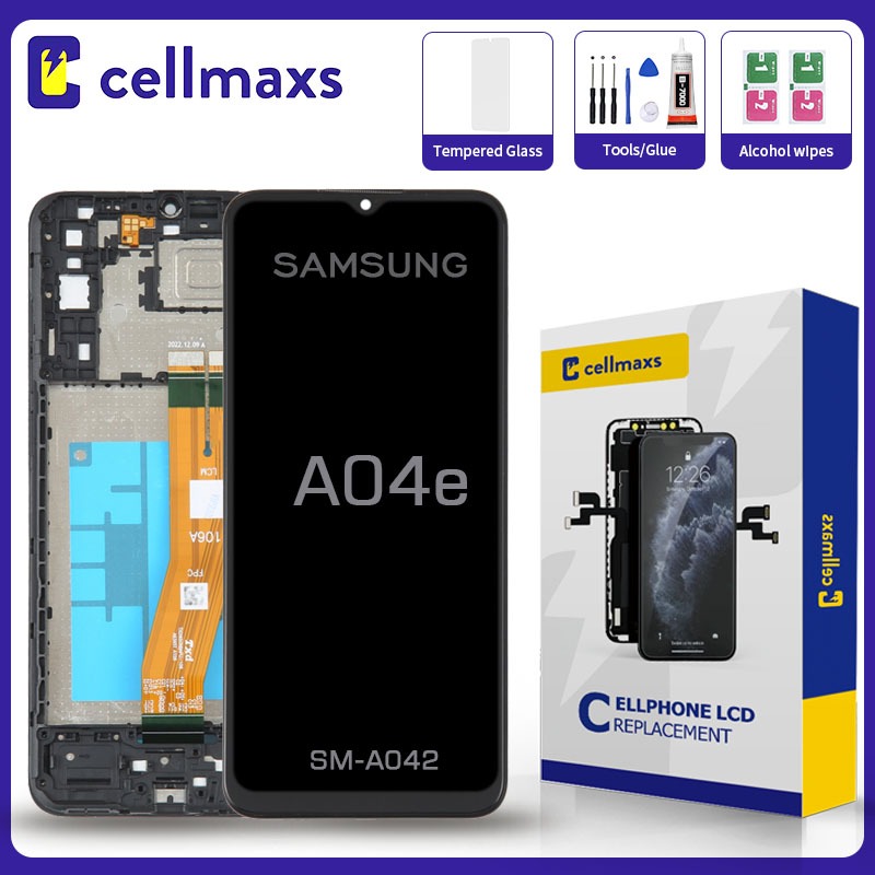 For SAMSUNG Galaxy A04e SM-A042 A042 LCD Touch Screen Replacement With Frame | Shopee Philippines