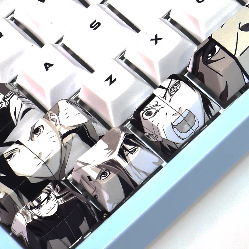Naruto Keycaps Cherry Profile Anime PBT Dye Sublimation mechanical ...