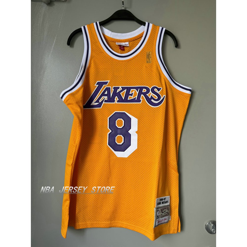 【Embroidered】Men's New Original Basketball Jerseys Lakers Front 8 Back ...