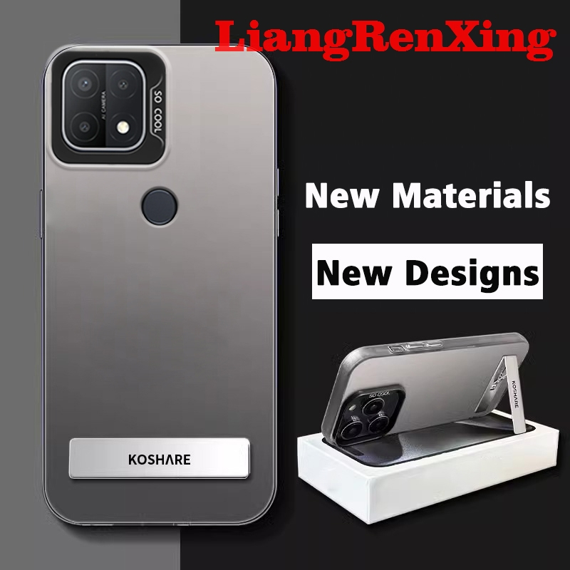 Casing oppo a15 oppo a15s a35 phone case hard case with holder TPU ...