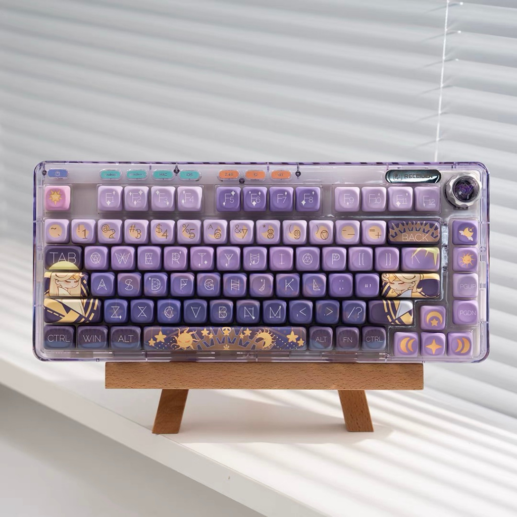Starry River Dream Keycaps 122 Keys MOA Height PBT Material Keycap Five ...