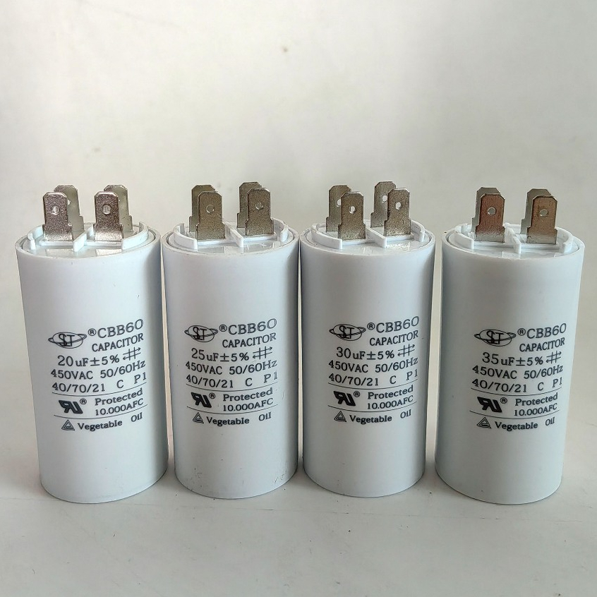 Cbb60 Water Pump Capacitor 4UF~100UF 450VAC 4Pin Compatible 2Pin ...