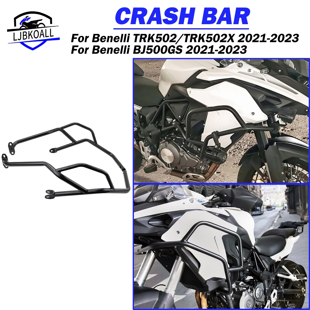 LJBKOALL TRK502 TRK502X Engine Guard Highway Crash Bar For Benelli TRK ...