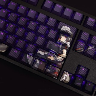 108 Keys Zenless Zone Zero Ellen Joe Keycap PBT Backlit Keycaps Cartoon ...