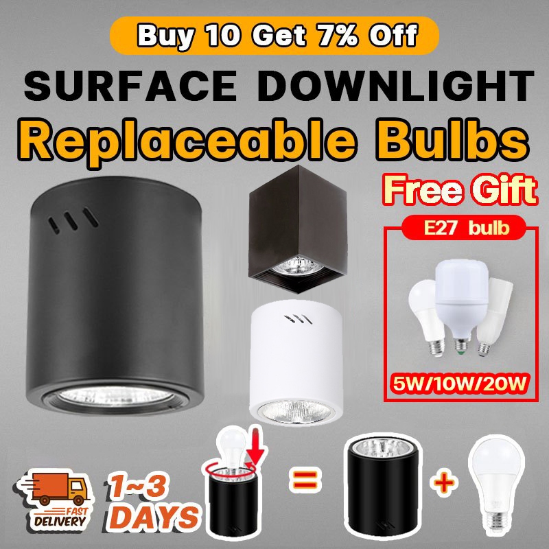 Led Surface Mounted Pin Light Downlight Ceiling Light Spotlight E27 ...