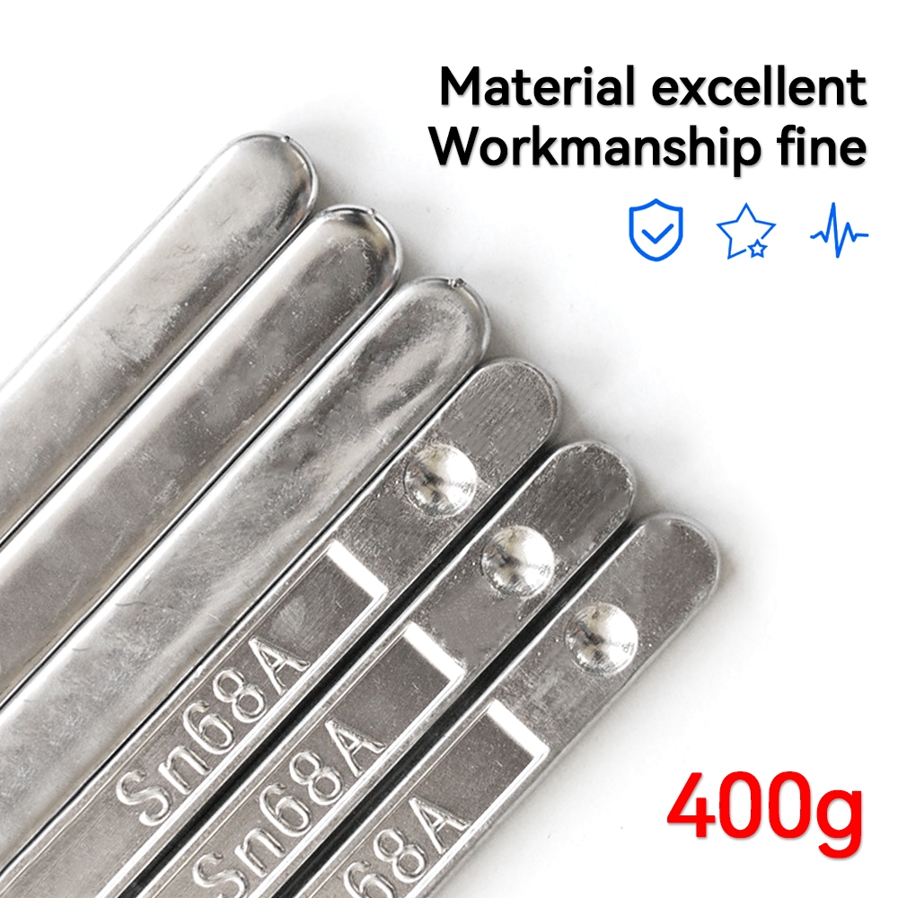 250g/400g High Purity Tin Solder Rod Pure Tin bar No Lead Soldering 63/ ...