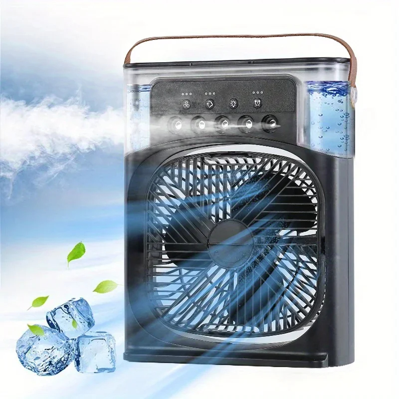Portable 3 In 1 Fan AIr Conditioner Household Small Air Cooler LED ...