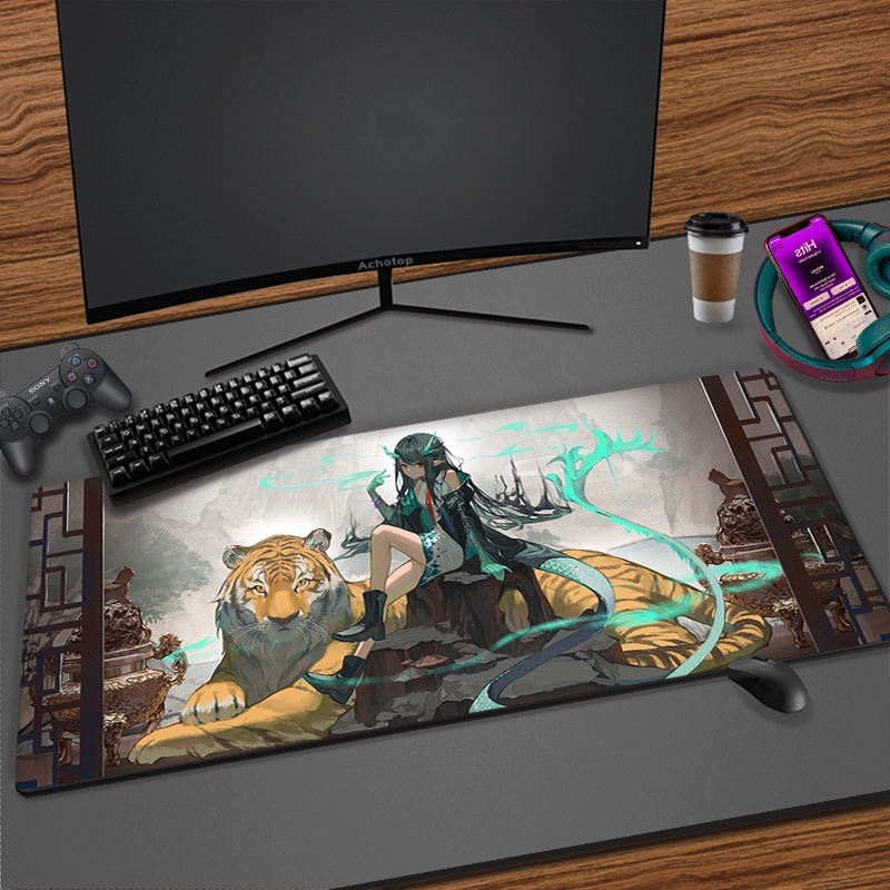 Arknights Anime Girls Game Mousepad XXL Extra Large Mouse Pad Gamer ...