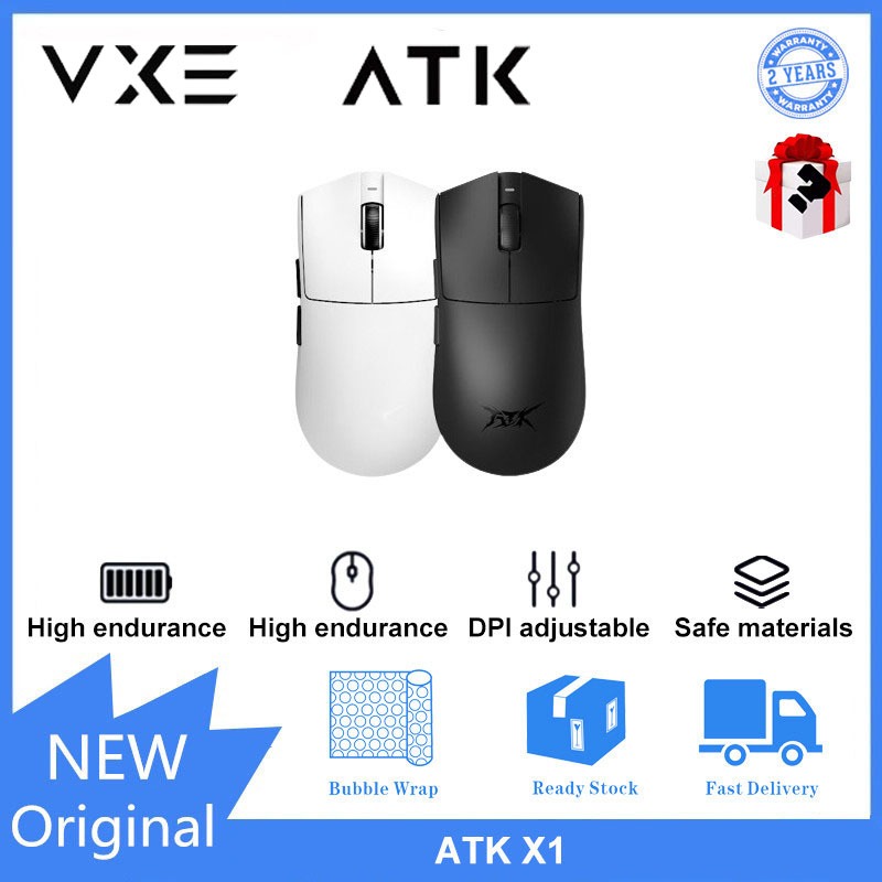 ATK GEAR X1 Wireless Dual Mode Gaming Mouse Supports 8k | Shopee Philippines