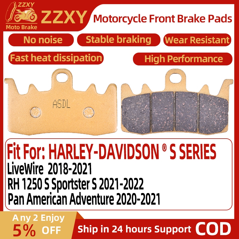1 Pair Motorcycle Front Brake Pad For HARLEY DAVIDSON ® TRUCK RH 1250 S ...