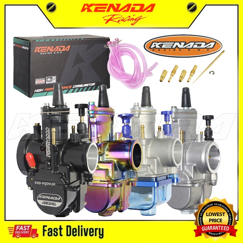 KENADA Racing PWK Carburetor 21-34mm Flat Slide Universal For Raider ...