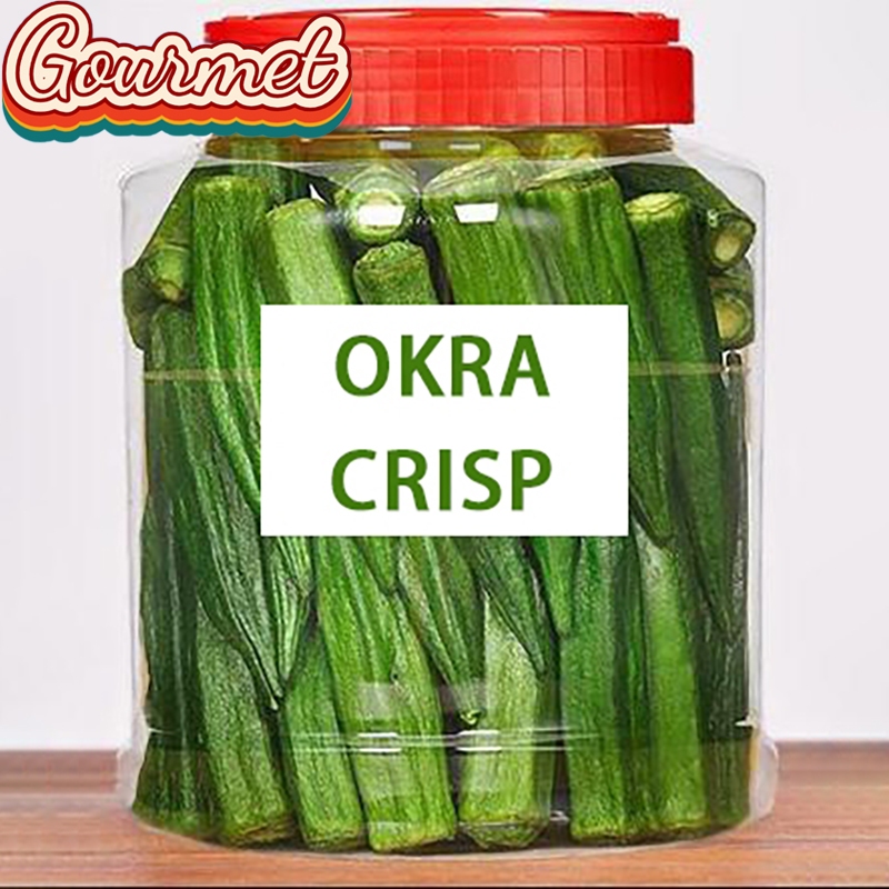 【buy 1 take 1】Baked Okra Crispy 50g High Fiber Vegetables Fruit Ready ...