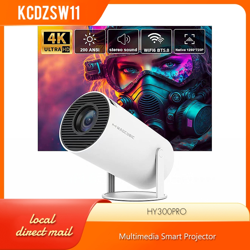 Mini Projector HY300 HD Smart Portable Home projector Portable ...