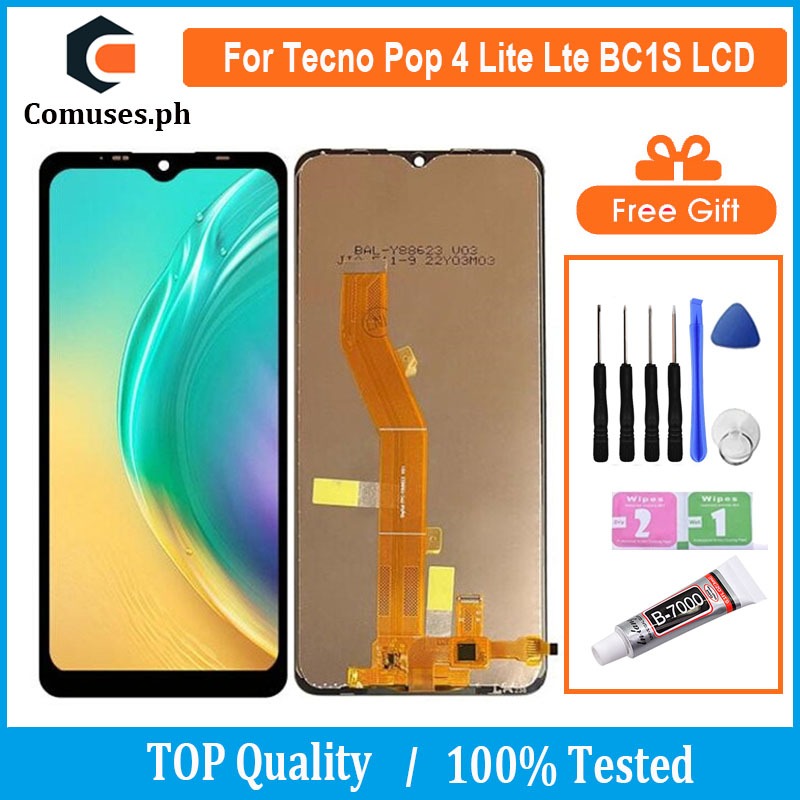 COMUSES LCD For Tecno Pop 4 Lite Lte BC1S LCD Display Touch Screen ...