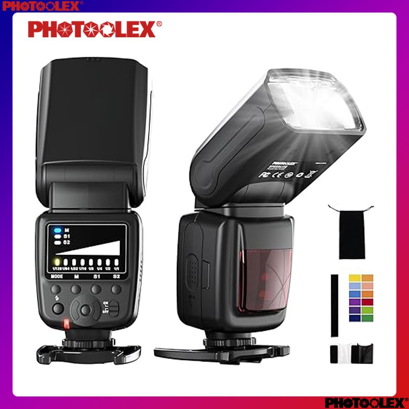 PHOTOOLEX Official FK300 Camera Flash Compatible with flash of various ...