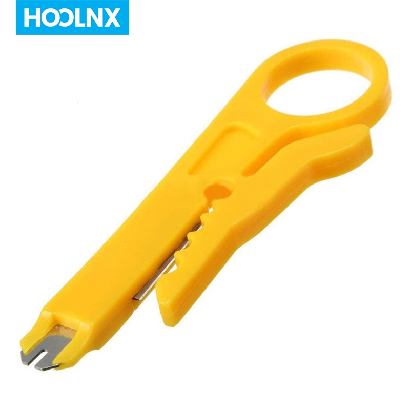HOOLNX 3 PCS Mini Portable Wire Stripper Cutter Impact Punch Down Tool ...