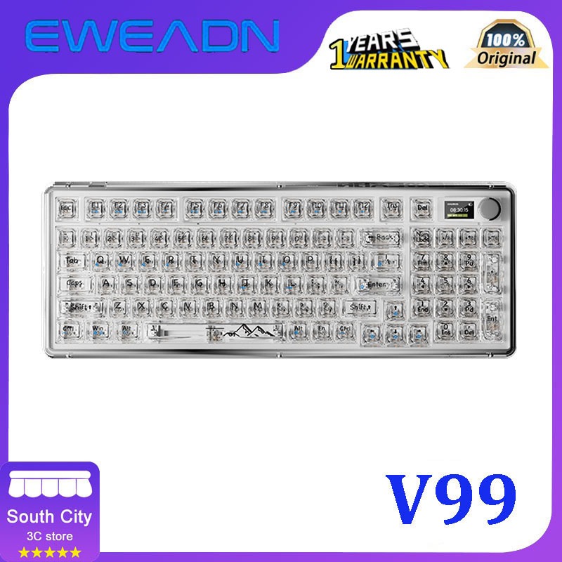 EWEADN V99 Rock Sugar Sweetheart Wireless Transparent Mechanical ...