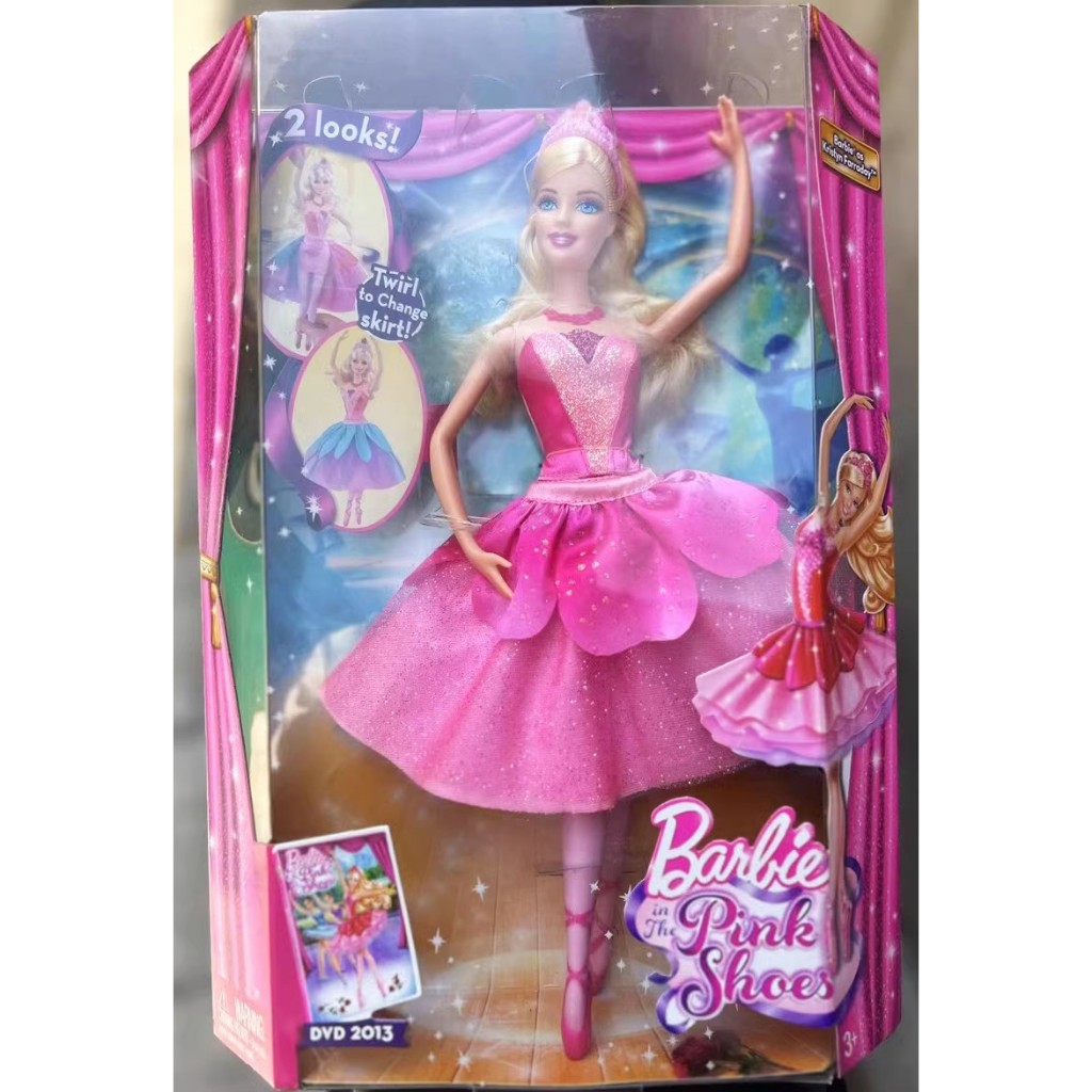 Genuine Barbie Doll Pink Dance Shoes Barbie X8810 | Shopee Philippines