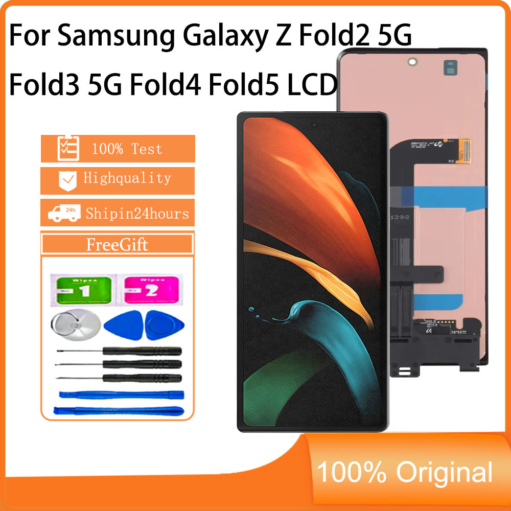 For AMOLED Samsung Galaxy Z Fold2 5G Z Fold3 5G Z Fold4 Z Fold5 LCD ...