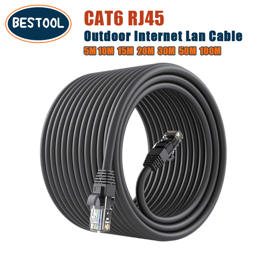 5 to100m UTP CAT6 RJ45 Outdoor internet Lan Cable waterproof and ...