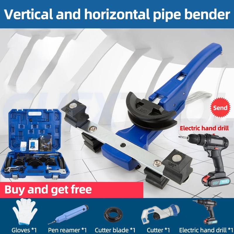 Combination Pipe Bender CT-999RF Manual Copper Pipe Bending Machine 6 ...