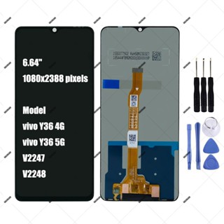 Original vivo Y18 Y28 Y38 Y17S Y36 5G 4G LCD Display Touch Screen Digitizer Assembly Replacement ...