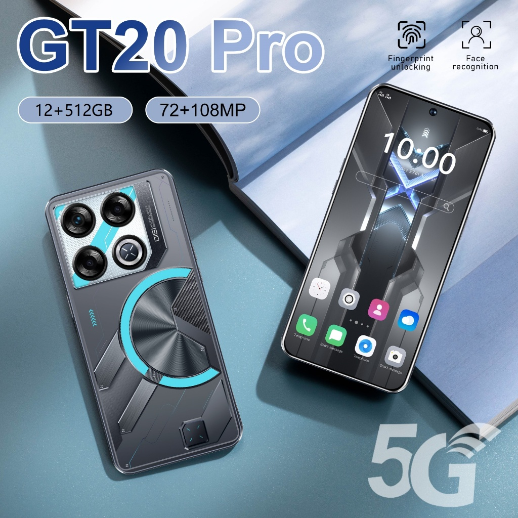 GT20 Pro New 4G/5G Smartphone 6.7 Ultra Clear Full Screen Mobile Phone ...