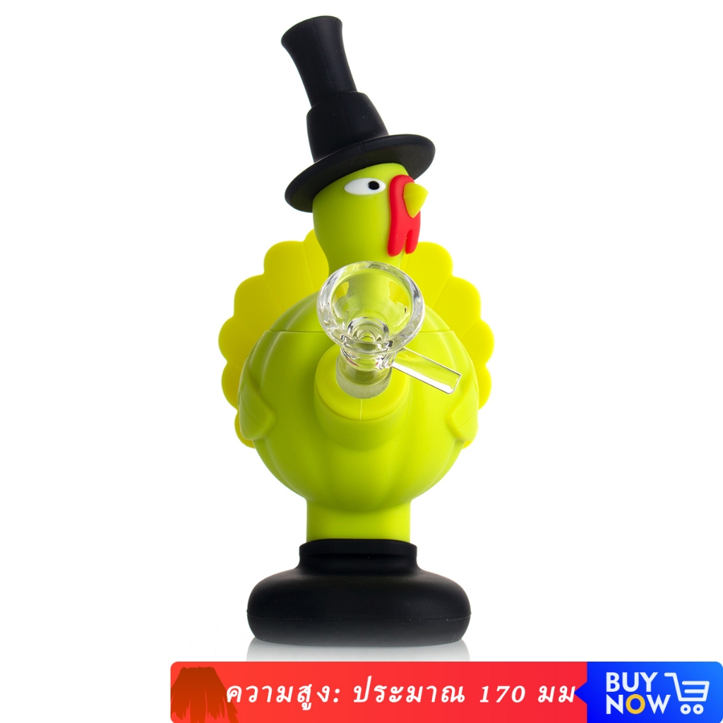 170mm Cartoon Animal Shapes Silicone Bong Dab Rig+Glass Bowl GJ5117 ...