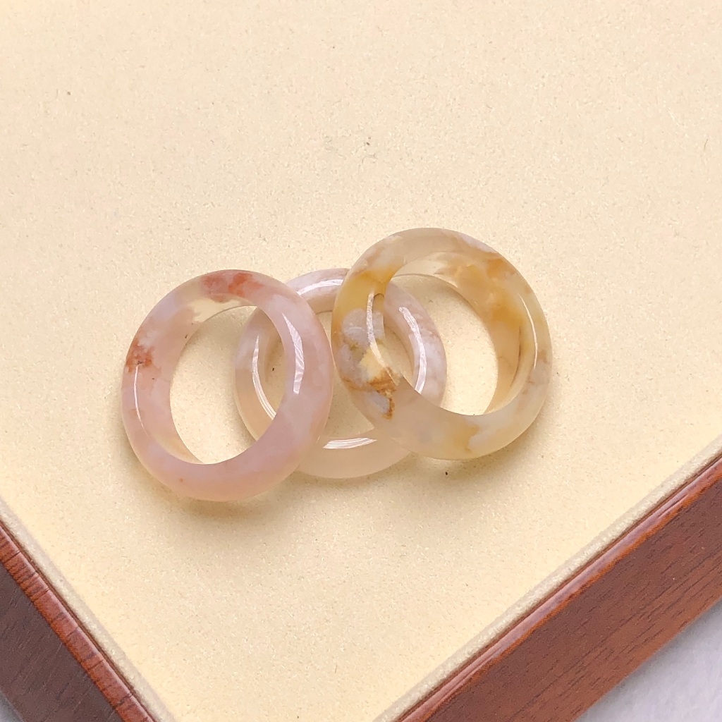Dynamic Sakura: Sakura Agate Bangle Ring | Shopee Philippines