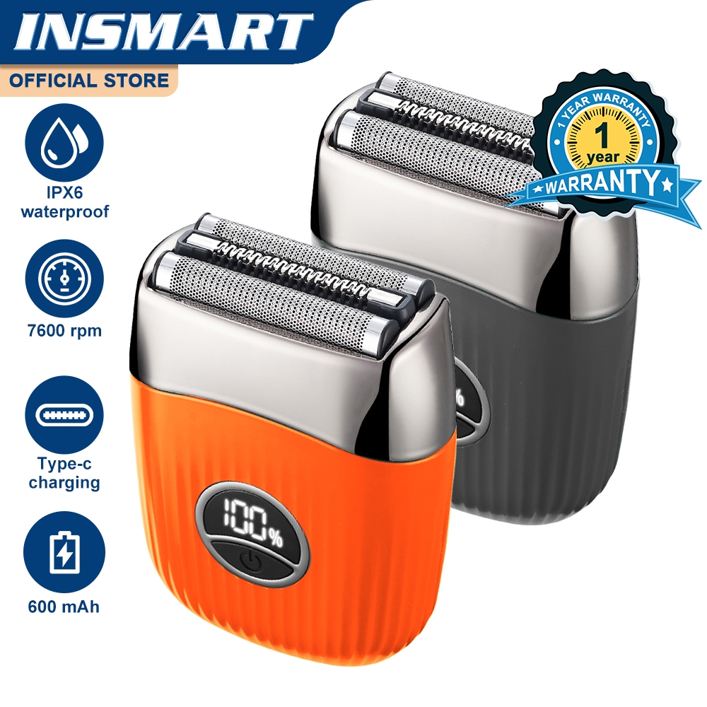 INSMART Shaver For Man Rechargeabl Electric Shaver for Men 2 Cutting ...