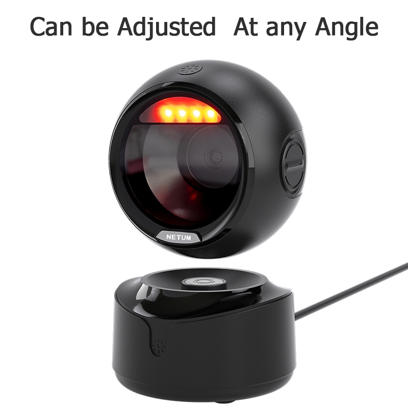 NETUM Scanner Automatic Omnidirectional Desktop Barcode Scanner Hands ...