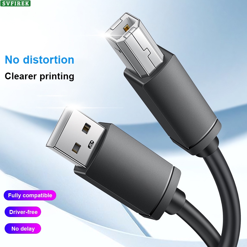 USB2.0 Print Cable Universal Edition USB A Male to B Male Printer ...