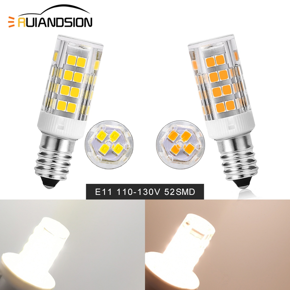 Ruiandsion E11 LED Bulb Home Lamp 120V 4W 350 Lumen Corn Bulb Table ...