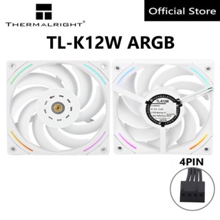 Thermalright TL-K12W ARGB Aperture Case Fan 2150RPM 120mm CPU Cooler Fan Chassis Fan 4pin PWM ...
