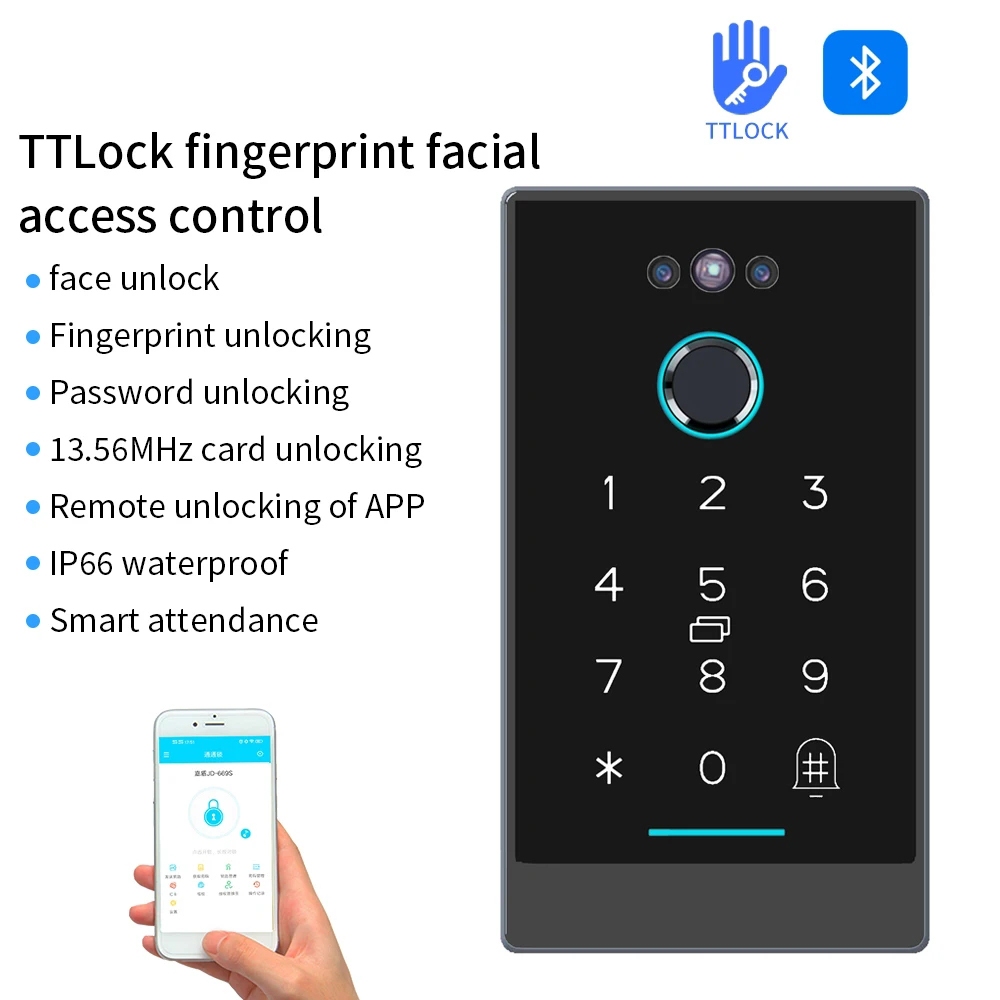 Ttlock Face Recognition Smart Lock Controller Facial Access Control ...