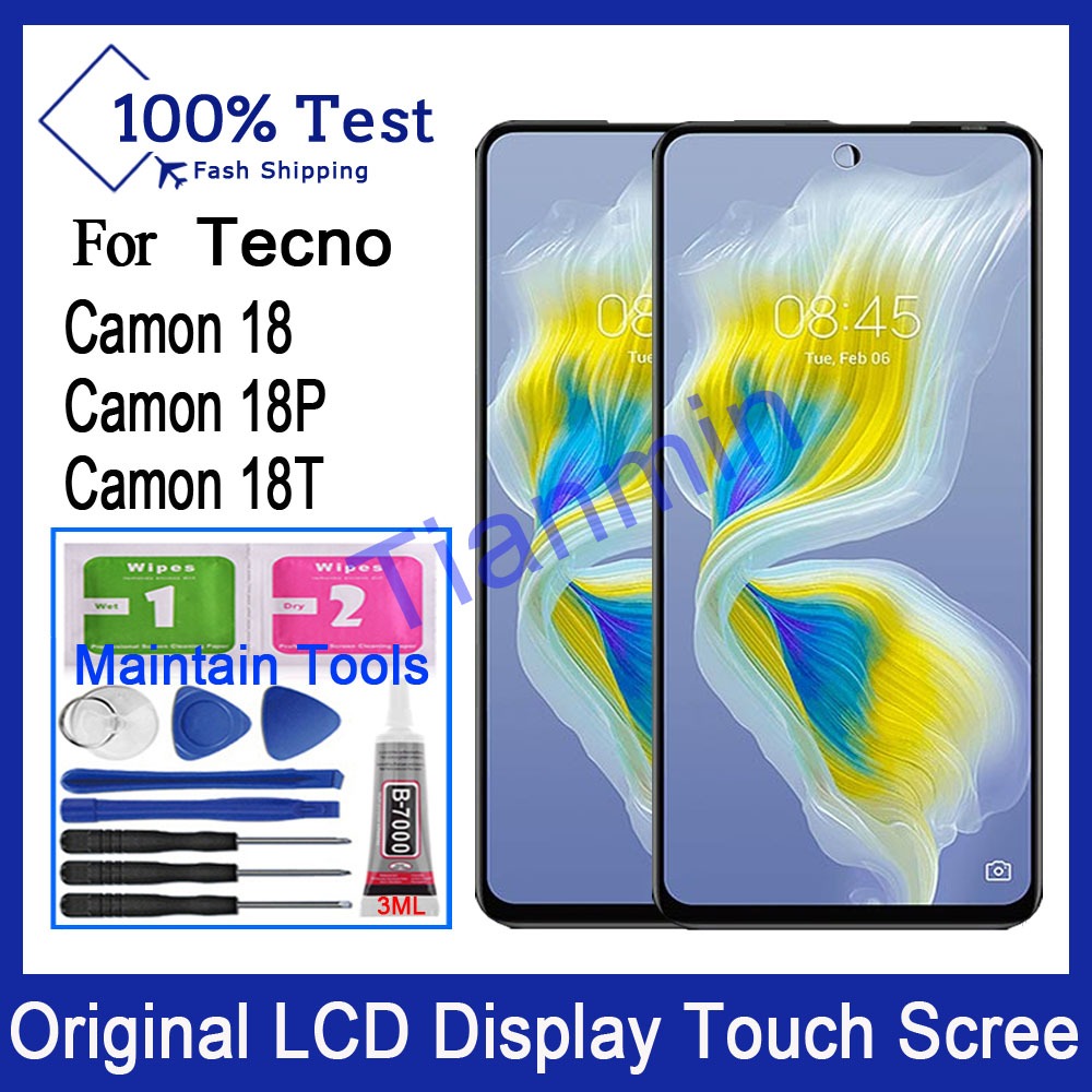 Tecno Camon 18 18P 18T LCD Original Touch Screen Assembly Replacement | Shopee Philippines