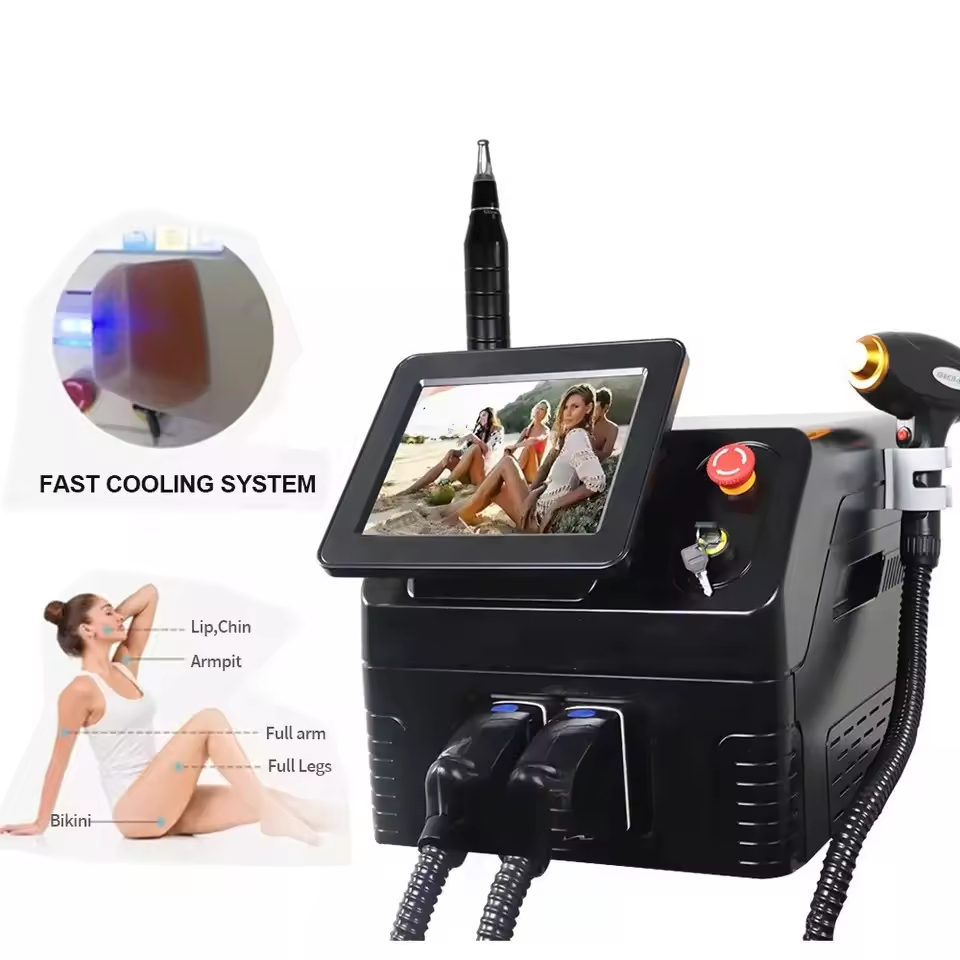 Hot Selling 2 in 1 Hair And Tattoo Remove Diode Laser Carbon Peel ...