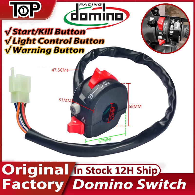 Domino Handle Switch Universal Push Start High & Low with Hazard Made ...