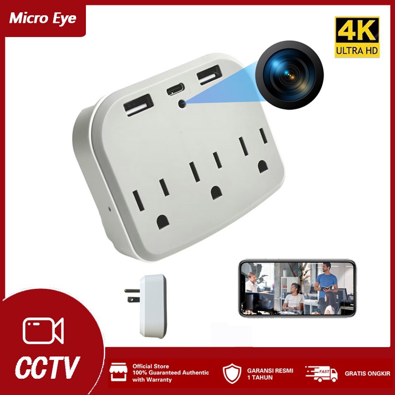 Mini Camera Socket Hidden Camera Night Vision Spy Camera WIFI Spy ...