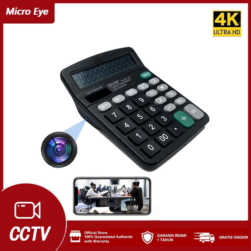 Mini Camera Calculator Hidden Camera Night Vision Spy Camera WIFI Spy ...